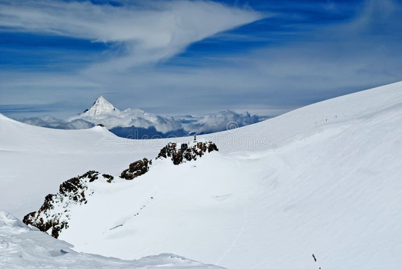 Balmenhorn stock photo. Image of mount, pyramid, vincent - 25011462