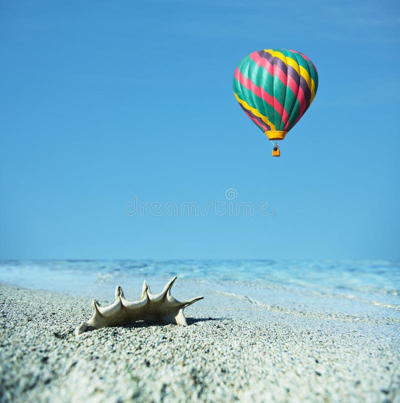Baloon stock photo. Image of airvehicle, nature, colorful - 54158408