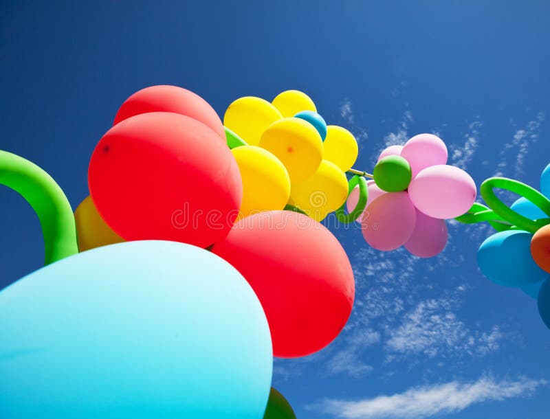 Baloon stock photo. Image of freedom, recreation, aerial - 54159156