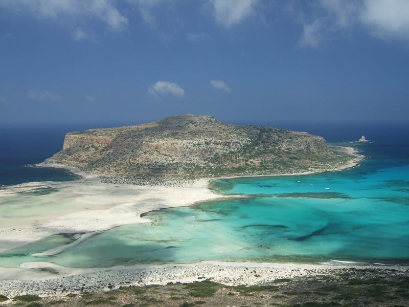 Balos Bay, Crete, Greece stock photo. Image of green, landscape - 2856350