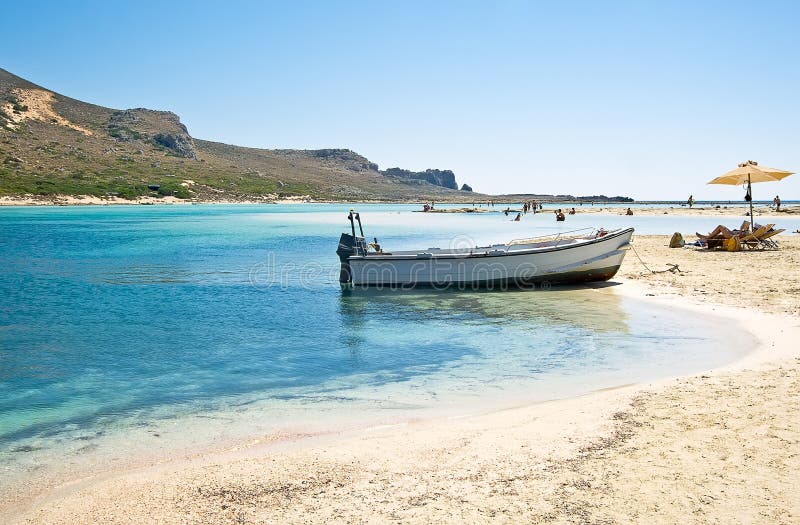 Balos bay in Greece stock photo. Image of natural, colors - 29682234