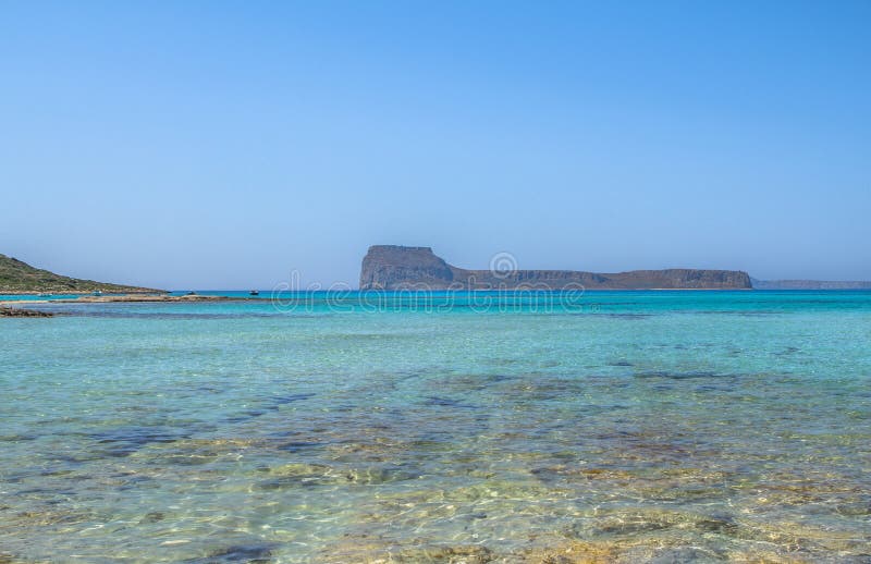 Balos beach stock image. Image of cliff, balos, coastline - 101783031
