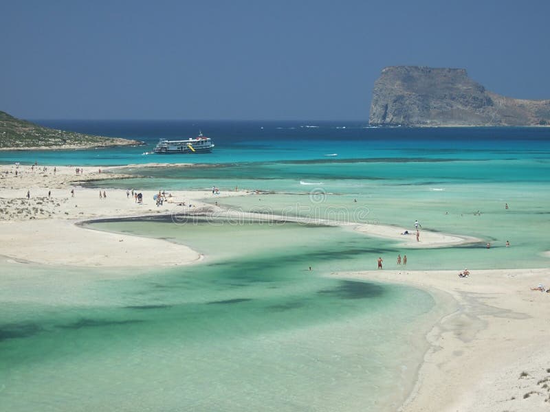 Balos Beach, Crete, Greece stock photo. Image of shallows - 2856414