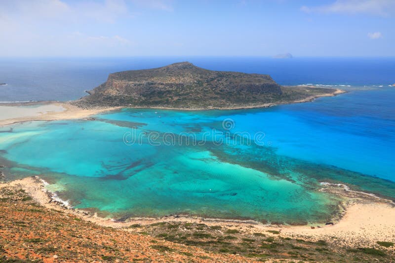 Balos, Creta imagen de archivo. Imagen de turquesa, laguna - 46634853