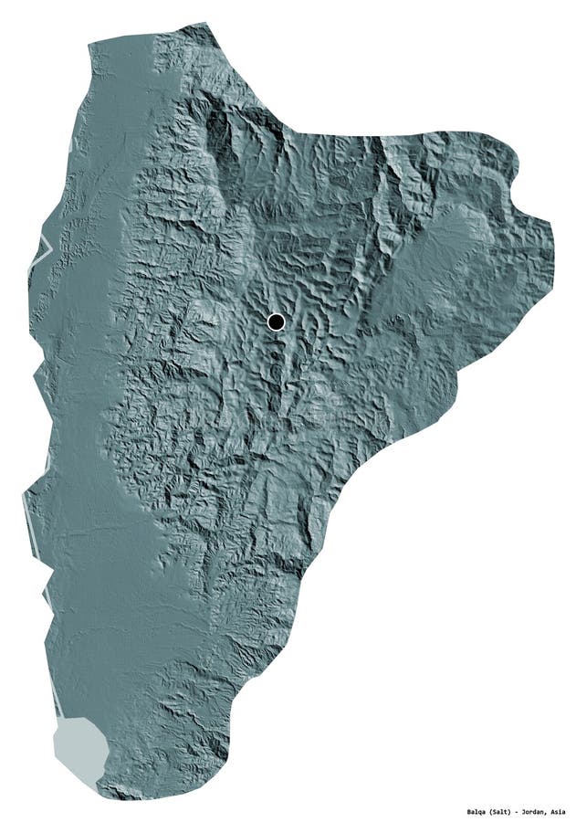 Balqa, Province of Jordan,. Previews. Satellite Stock Illustration ...