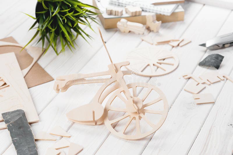 Balsa wood model kits stock image. Image of design, assembly - 343486609