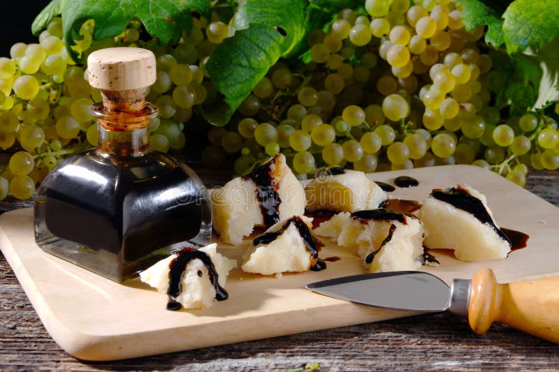 Balsamic Vinegar and Parmesan Cheese Stock Image - Image of cheese ...