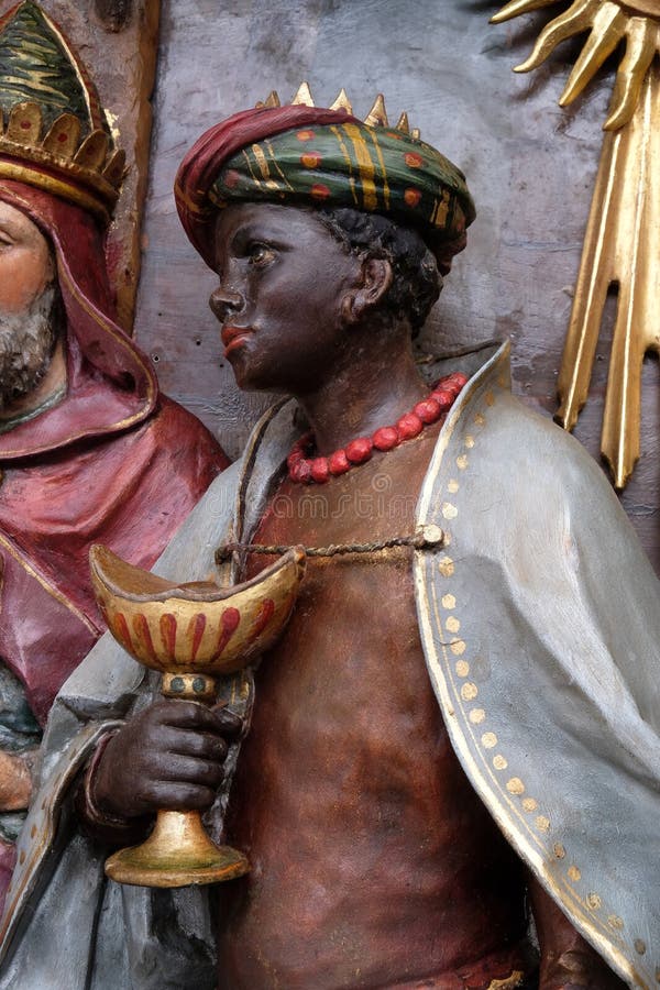 Baltasar, Unos De Los Reyes Magos Bíblicos Imagen de archivo - Imagen ...