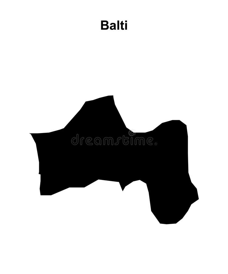 Balti outline map stock vector. Illustration of template - 360609751