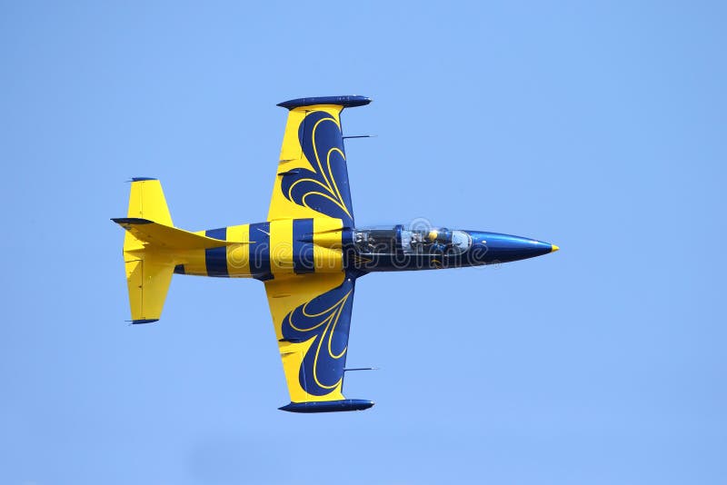 Baltic Bees Team Performs Flight at Air Show and Leaves Behind a Smokes ...