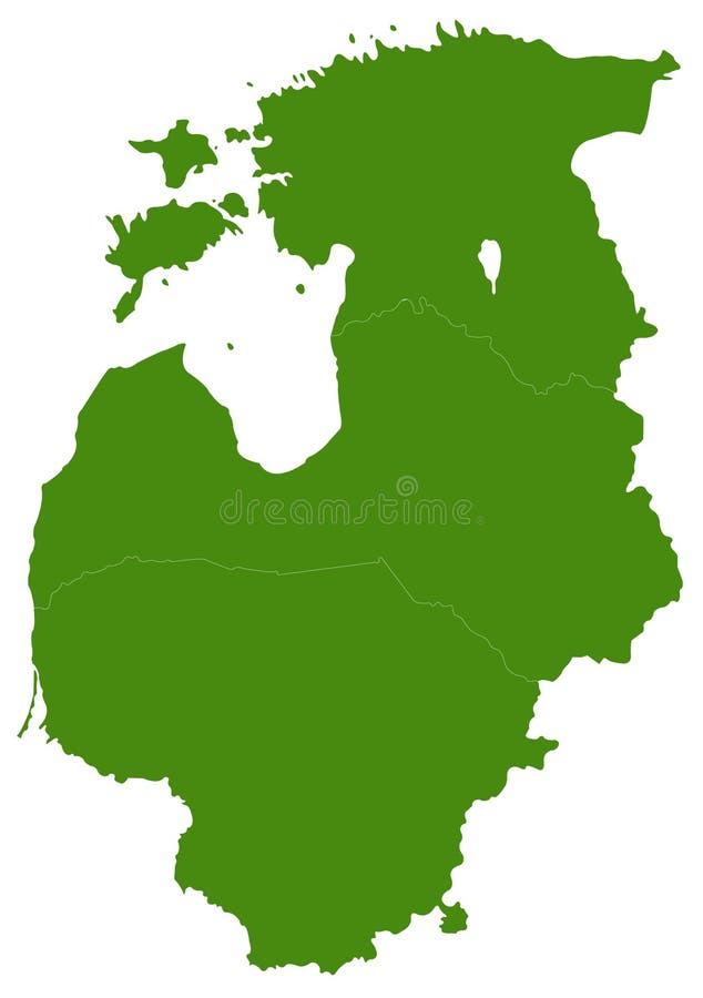 Baltic Countries Map - Baltic States, Baltic Republics, Baltic Nations ...
