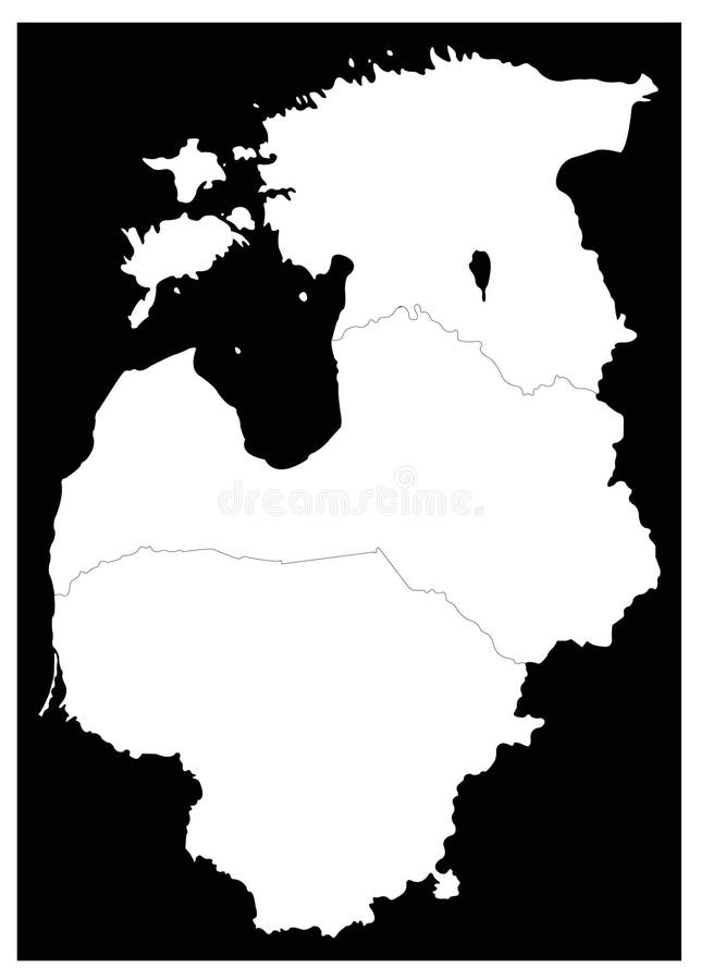 Baltic Countries Map with Flags - Baltic States, Baltic Republics ...