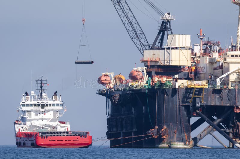 Baltic pipe editorial stock image. Image of business - 229404779