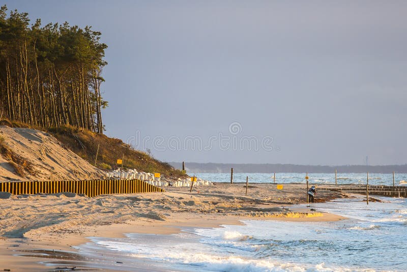 Baltic Sea editorial stock photo. Image of nature, sunset - 64448178