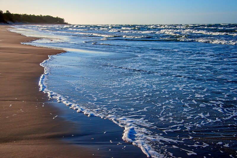 Baltic Sea coast. Bernati stock image. Image of rest - 93530241