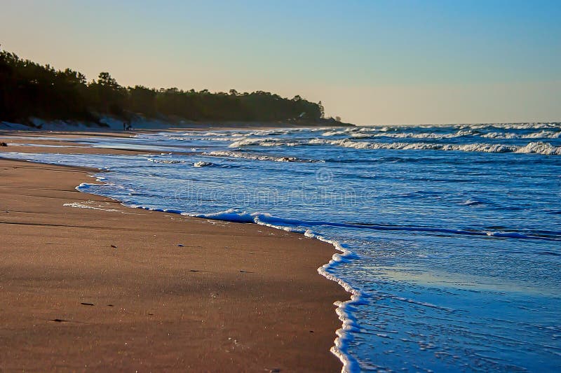 Baltic Sea coast. Bernati stock photo. Image of liepaja - 93530312