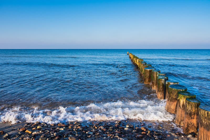 Baltic Sea Coast in Graal Mueritz, Germany Stock Photo - Image of ...