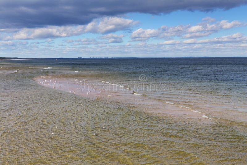 Baltic sea / landscape stock photo. Image of water, view - 121595472