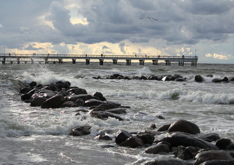 Baltic sea stock image. Image of horizon, shore, city - 33056513