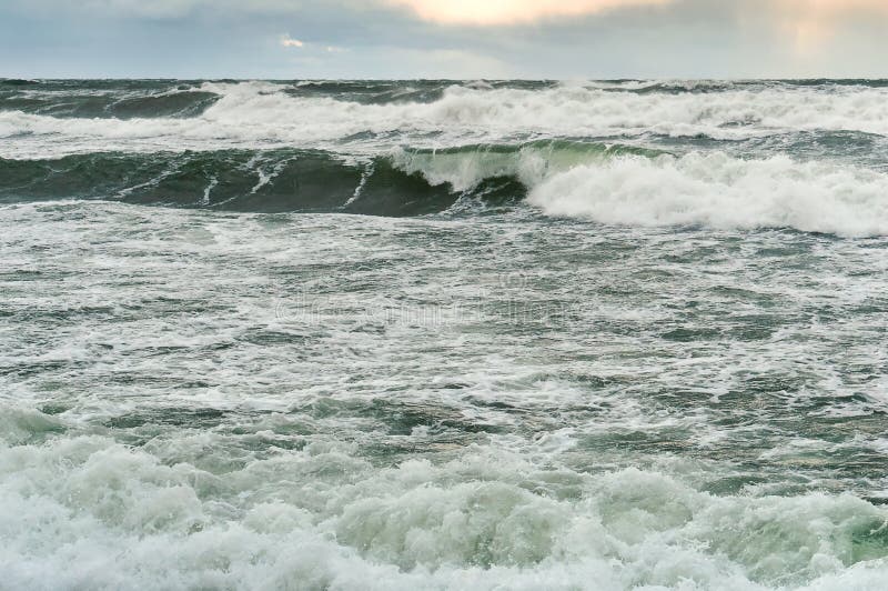 Sea, Storm, Waves, Storms, Storm, Cyclone, Baltic Stock Image - Image ...