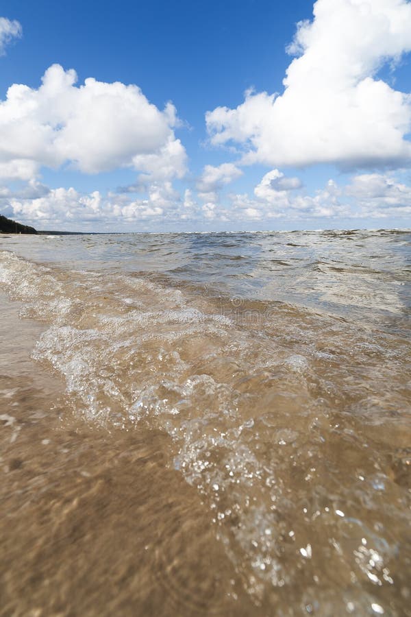 Baltic sea water. stock image. Image of europe, coastline - 77617575