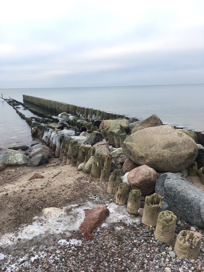 Baltic Sea stock image. Image of water, cool, winter - 120192215