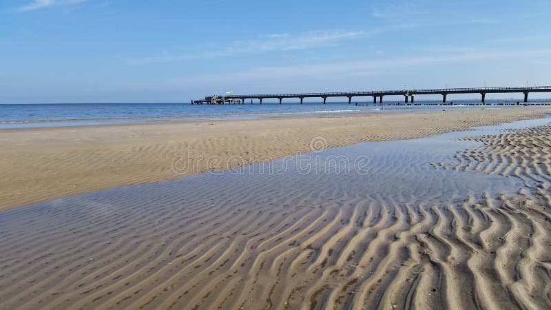 Beaches and Sand Track stock image. Image of gree, floor - 176071197