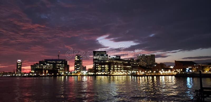 Baltimore city harber stock photo. Image of metropolis - 187327482