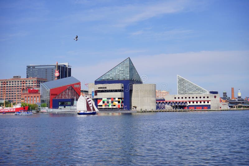 Baltimore Downtown Building Editorial Stock Image - Image of business ...