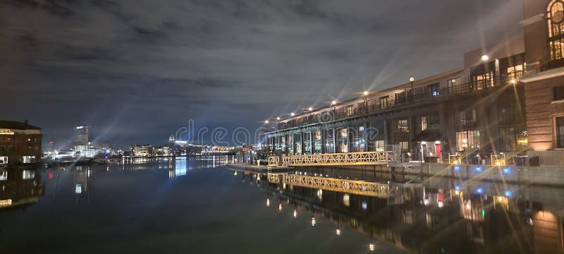 Baltimore Early am Dock View Stock Image - Image of early, dock: 233601851