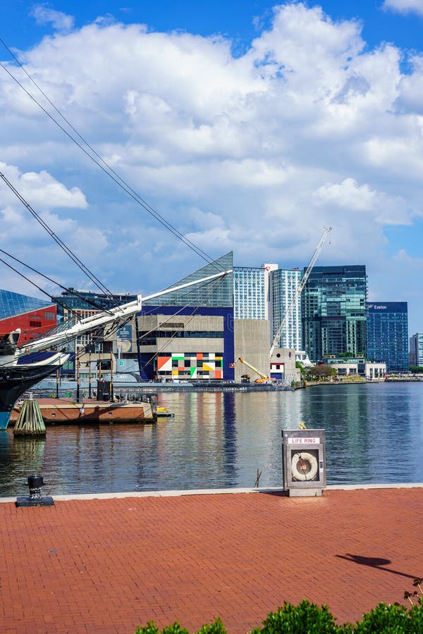 Baltimore Harbor editorial photography. Image of port - 253053407