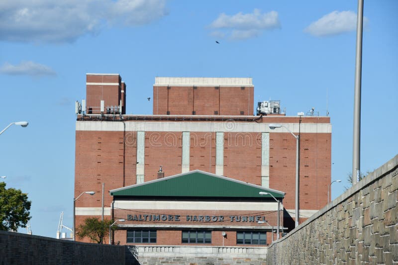 Baltimore Harbor Tunnel in Maryland Editorial Stock Photo - Image of ...