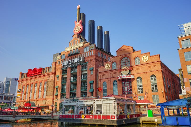 Baltimore Inner Harbor Building Editorial Photography - Image of ...