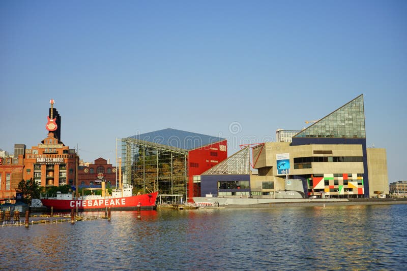 Baltimore Inner Harbor Building Editorial Photography - Image of ...