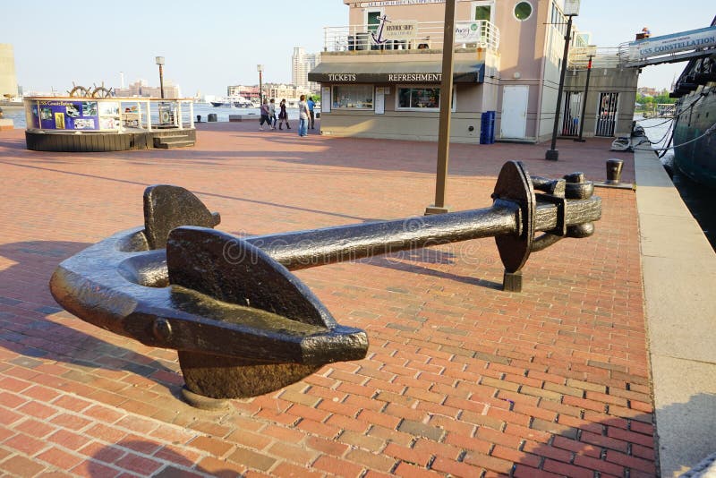 Baltimore Inner Harbor Dock Editorial Photo - Image of cruise ...