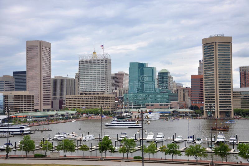 Inner Harbor - Baltimore, Maryland Editorial Photography - Image of ...