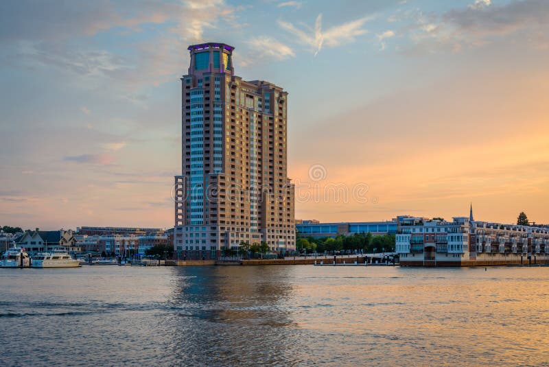 Harbor sunset view editorial stock photo. Image of fishing - 76796898