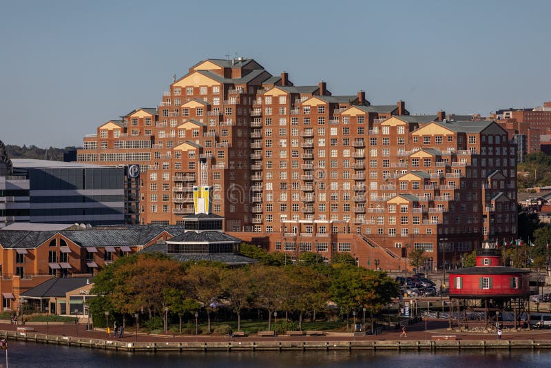 BALTIMORE, MARYLAND - OCTOBER 04, 2019: Building and Architecture in ...