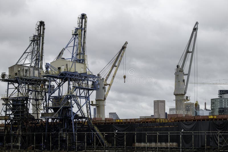 Baltimore, MD - October 2 2022: Container Ship at Baltimore Port ...