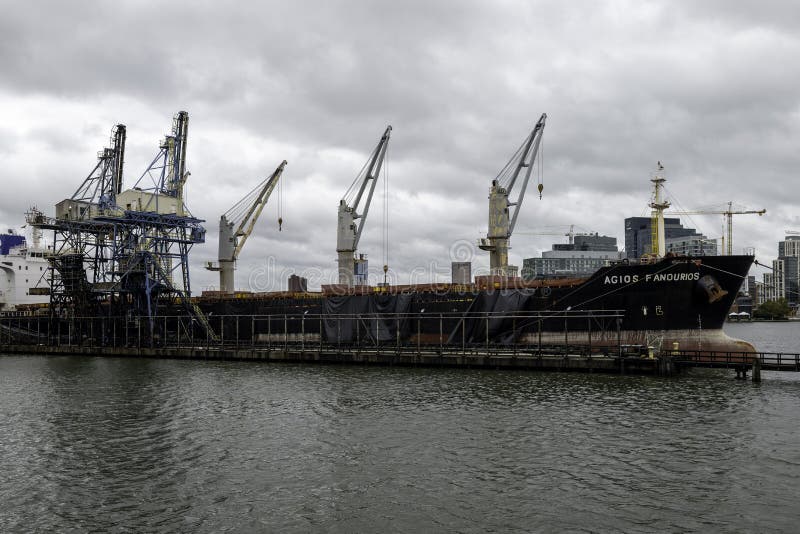 Baltimore, MD - October 2 2022: Container Ship at Baltimore Port ...