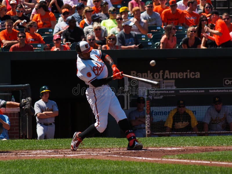 Baltimore Orioles Adam Jones Editorial Image - Image of orange, jones ...