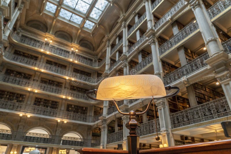 Baltimore Public Library Unusual View Editorial Stock Photo - Image of ...