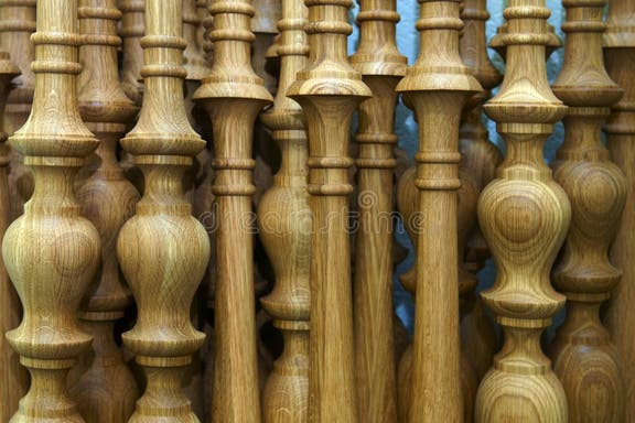 Baluster production stock photo. Image of handrail, baluster - 27381114