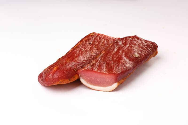 Balyk a white background stock photo. Image of object - 90886462