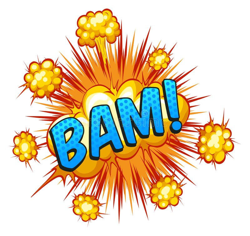 Bam vector illustratie. Illustration of flits, informeel - 51267954
