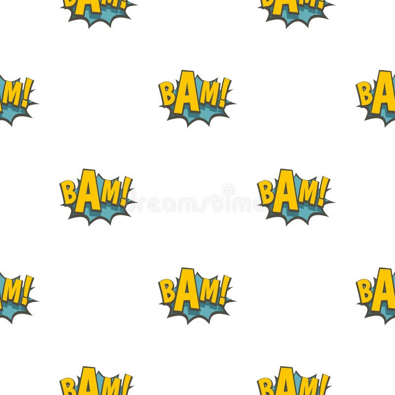 BAM, Comic Book Bubble Icon, Simple Style Stock Vector - Illustration ...