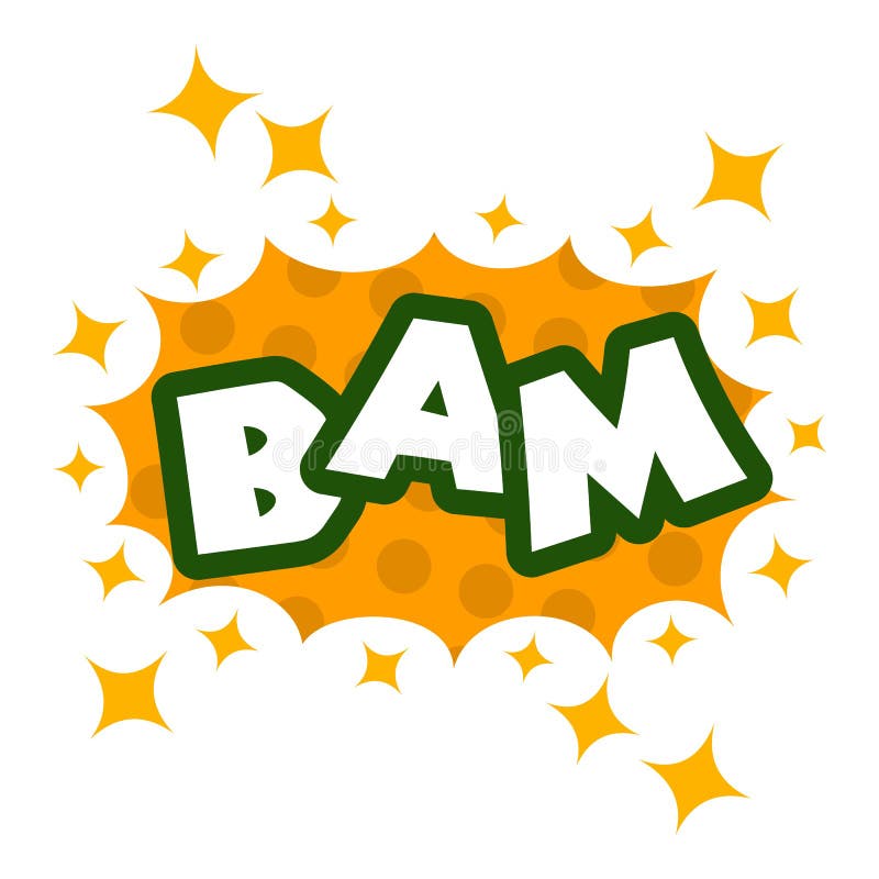 Bam comics icon stock vector. Illustration of cartoon - 31394565