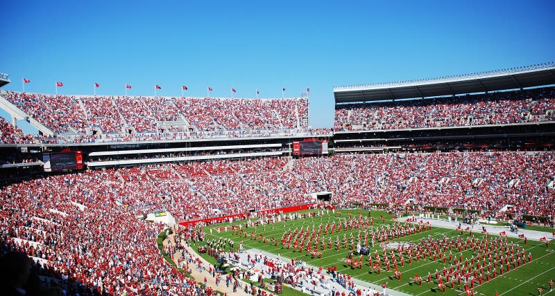 Bama Football Game editorial stock photo. Image of marching - 5449268