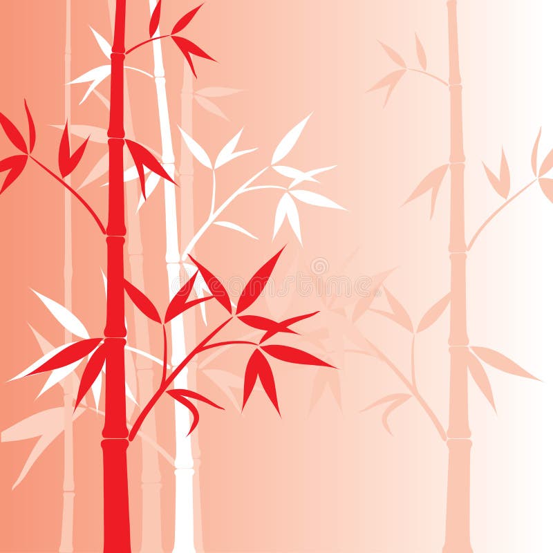 Bambú, vector ilustración del vector. Ilustración de aislado - 4563708