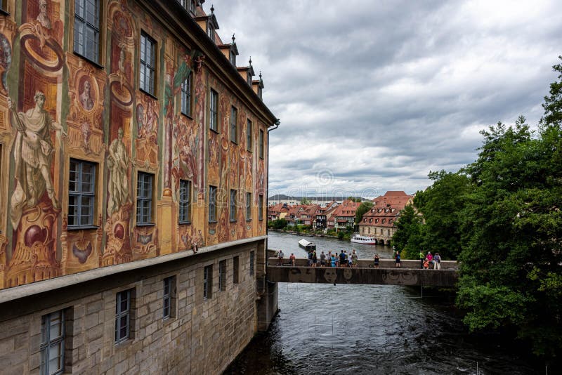 Historic Medieval Center of Bamberg Editorial Photography - Image of ...